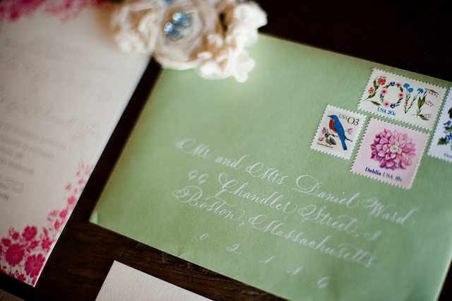 Pretty Country Calligraphy Wedding Invitations - The Sweetest Occasion