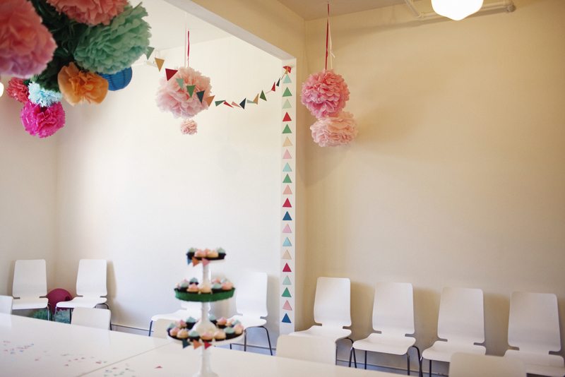DIY Triangle Garland + Confetti - The Sweetest Occasion