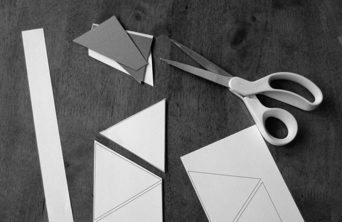 DIY Triangle Garland + Confetti - The Sweetest Occasion