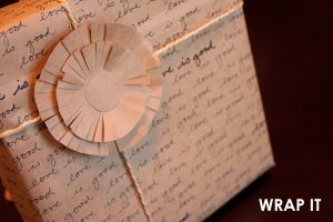 DIY Handwritten Wrapping Paper - The Sweetest Occasion