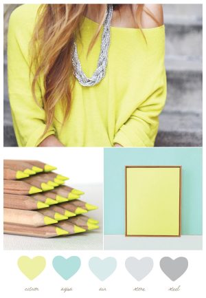 Party Palette: Citron + Aqua - The Sweetest Occasion