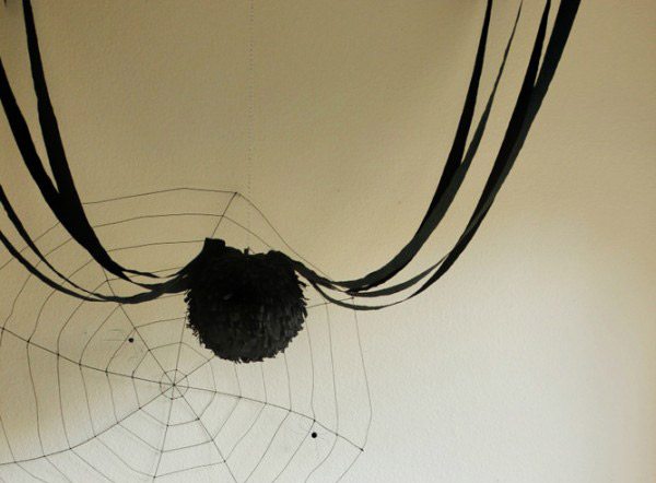 DIY Fringe Spider Lanterns - The Sweetest Occasion