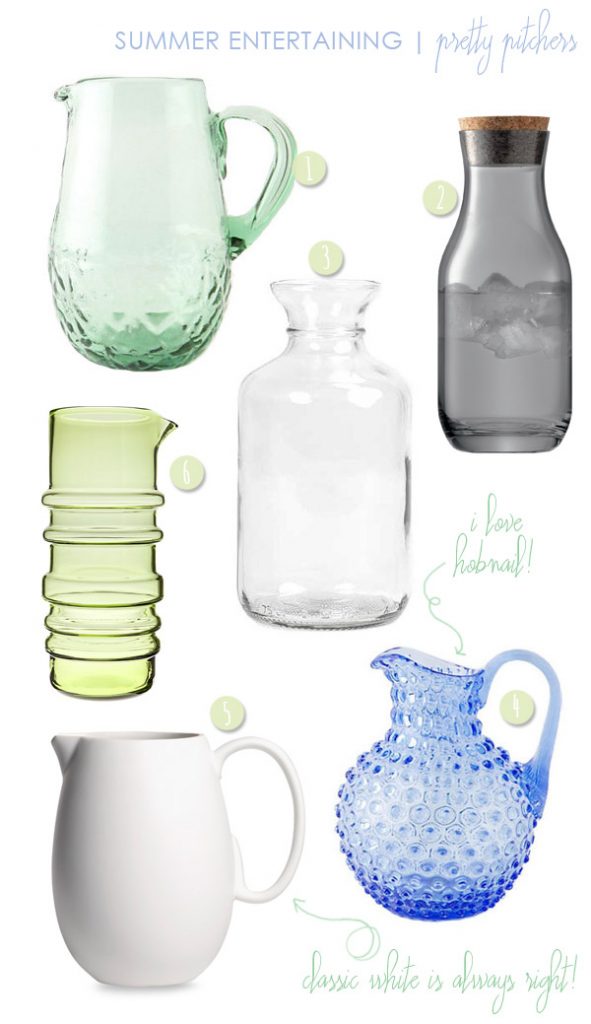 Summer Entertaining: Pretty Pitchers - The Sweetest Occasion