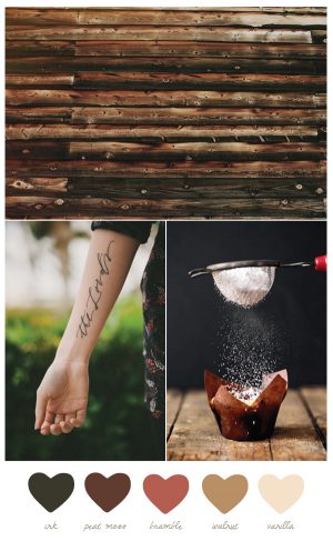 Color Palette: Walnut + Vanilla - The Sweetest Occasion