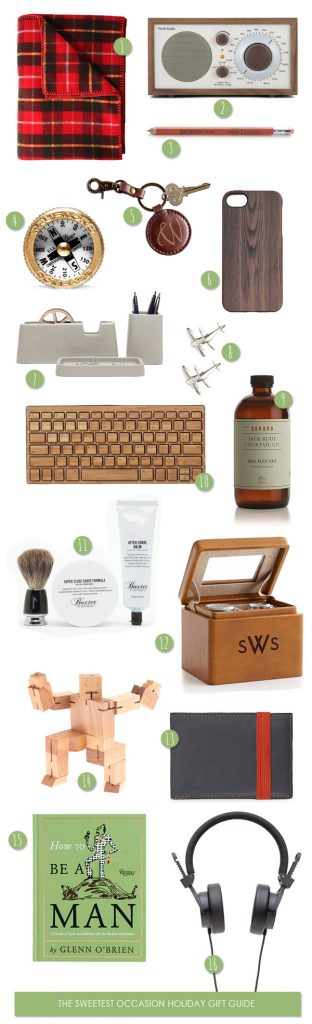The Gift Guide: Gifts for Guys - The Sweetest Occasion