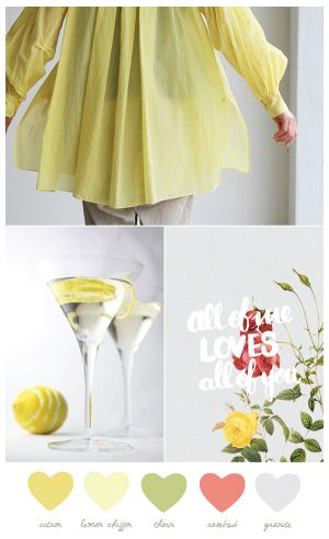 Color Palette: Citron + Rosebud - The Sweetest Occasion