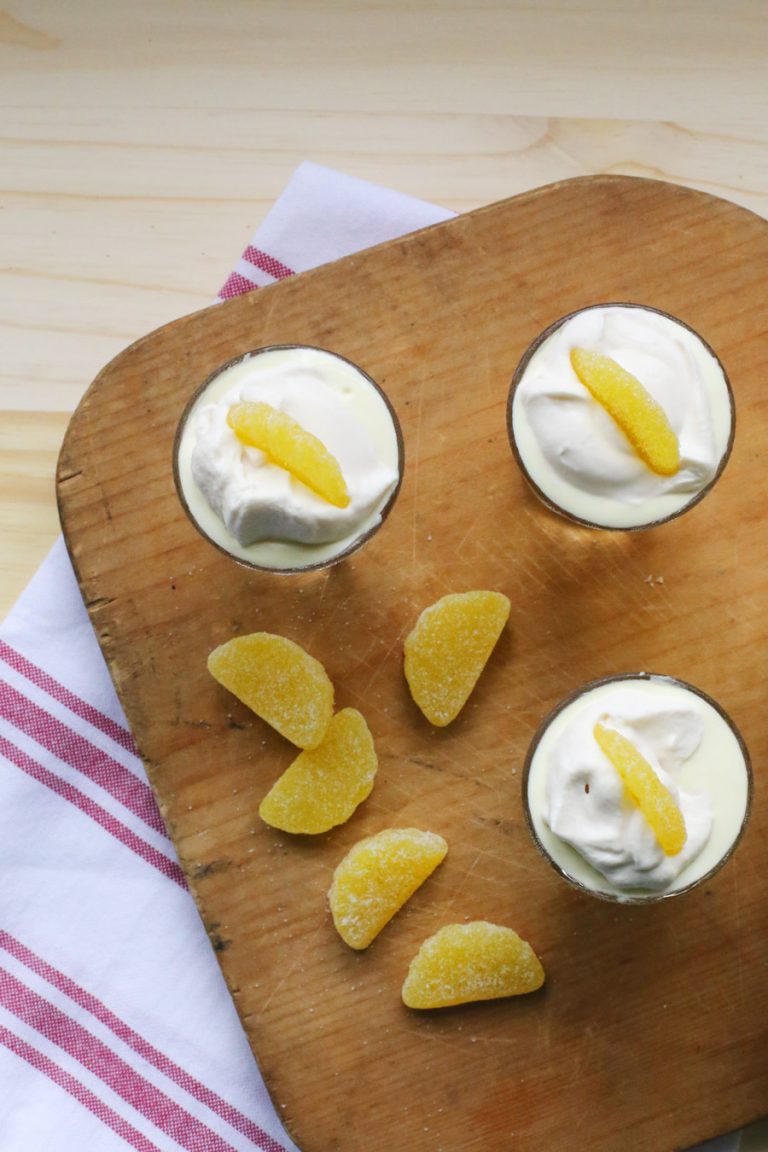 Lemon Drop Pudding Shots