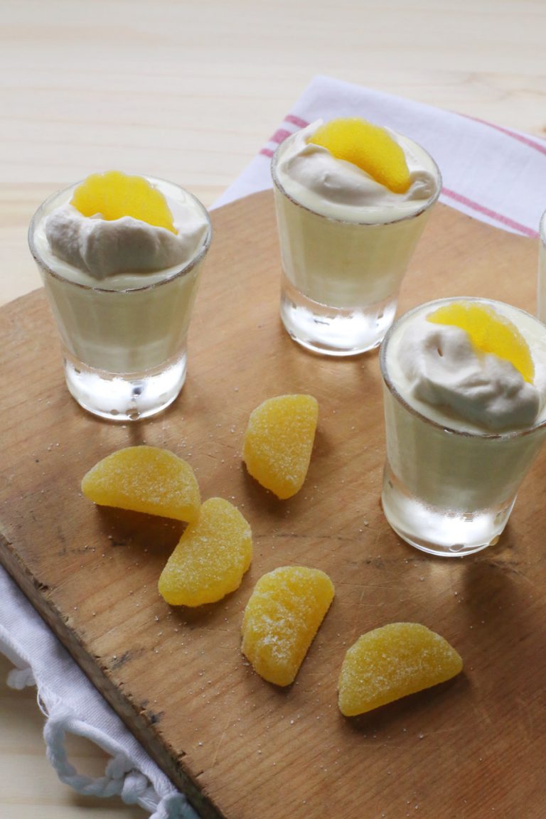 Lemon Drop Pudding Shots