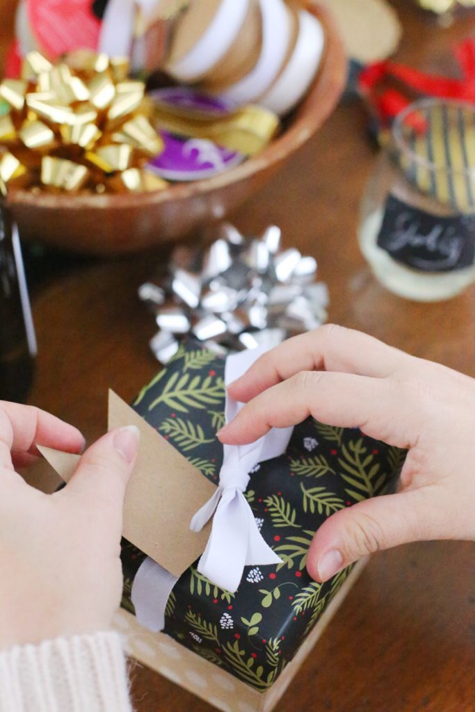 A Festive Last Minute Gift Wrapping Party - The Sweetest Occasion