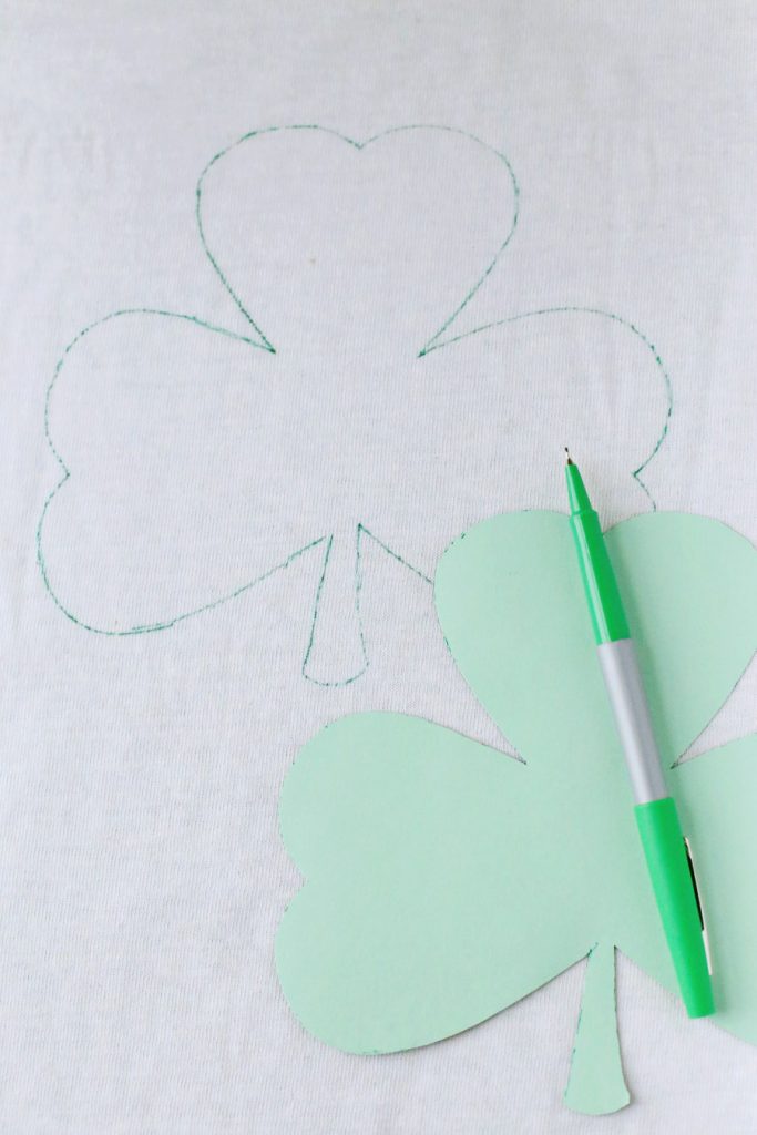 DIY Sequin Shamrock Shirt - The Sweetest Occasion