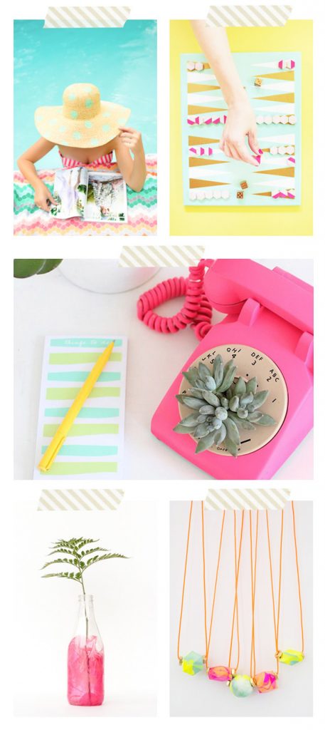 5 Summer Inspired DIY Ideas + Friday Link Love - The Sweetest Occasion