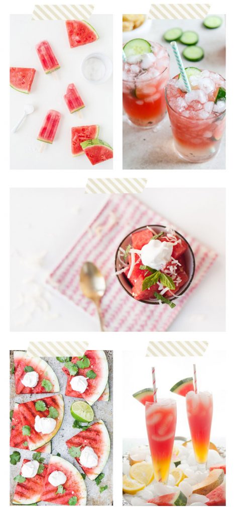 5 Yummy Watermelon Recipes + Friday Link Love - The Sweetest Occasion