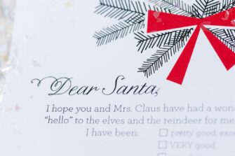 Dear Santa Printable Christmas Wish List - The Sweetest Occasion