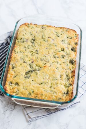 The Best Cheesy Broccoli Cornbread with Jiffy Mix - The Sweetest Occasion