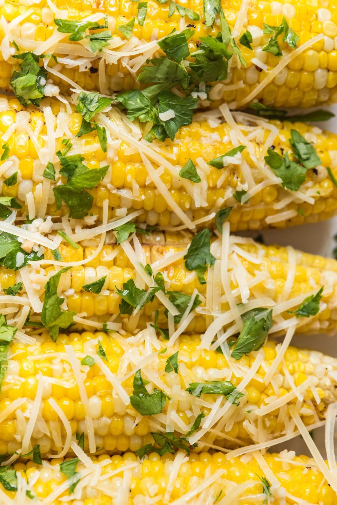 Garlic Parmesan Grilled Corn on the Cob Recipe - The Sweetest Occasion