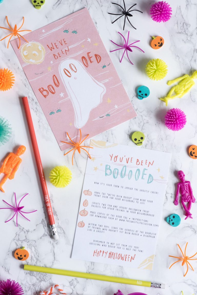 Trick or Treat! You've Been Booed Halloween Printables - The Sweetest ...