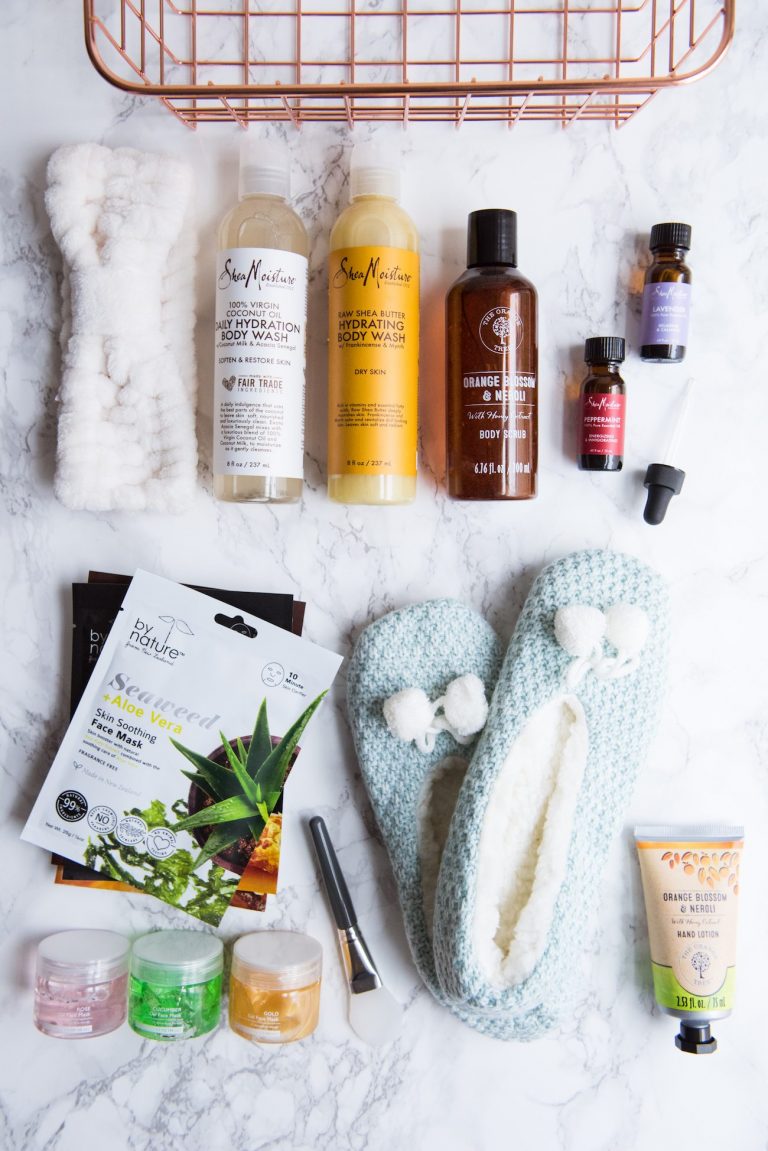 DIY Spa Gift Baskets + Homemade Peppermint Foot Soak - The Sweetest ...