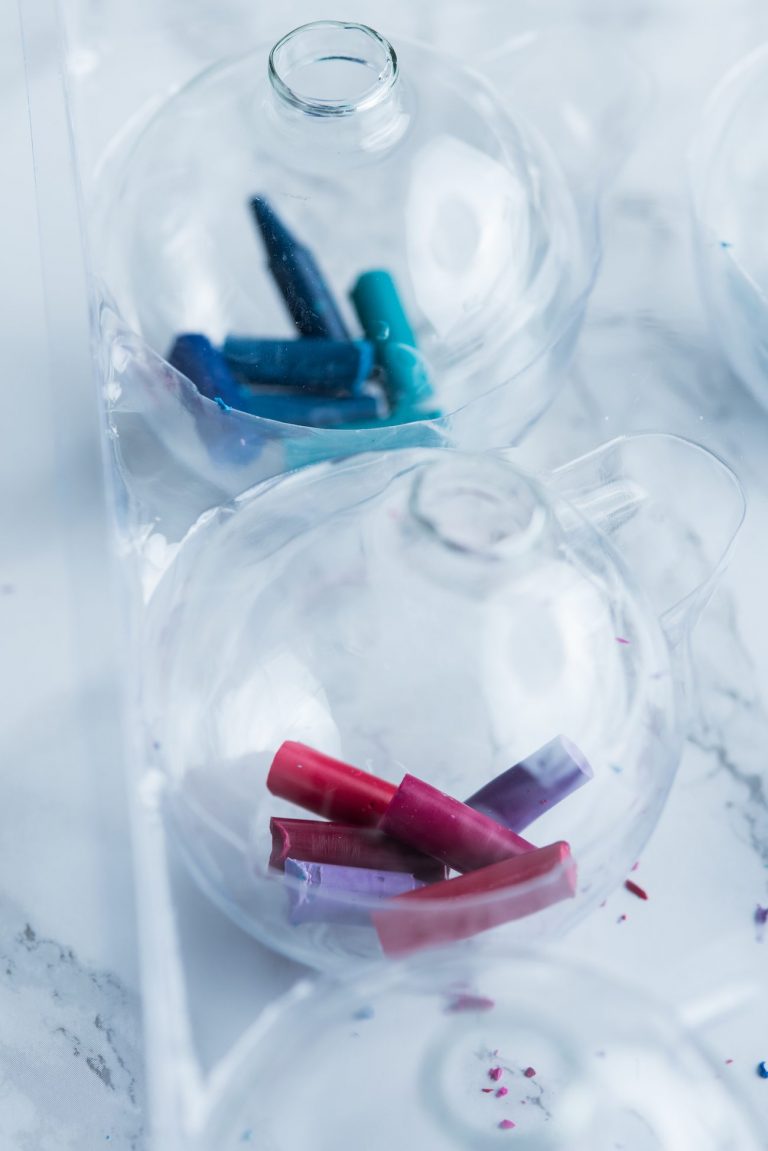 DIY Christmas Ornaments with Melted Crayons - The Sweetest Occasion