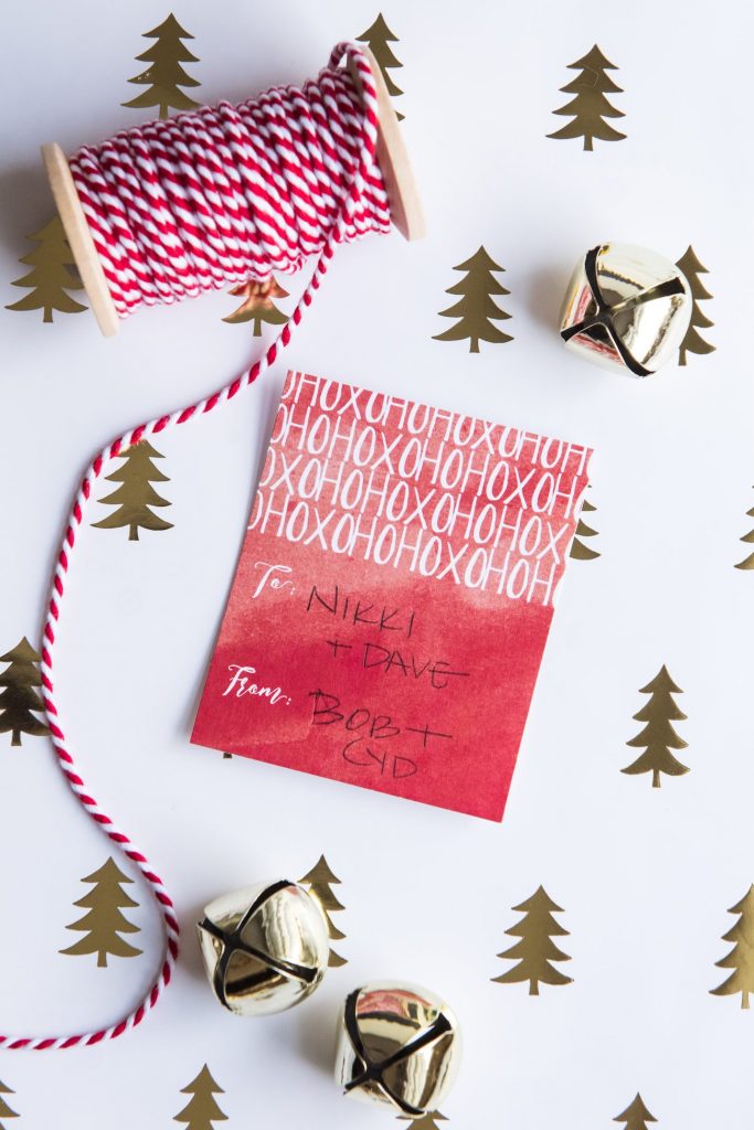 Pretty Hand-Painted Printable Holiday Gift Tags - The Sweetest Occasion