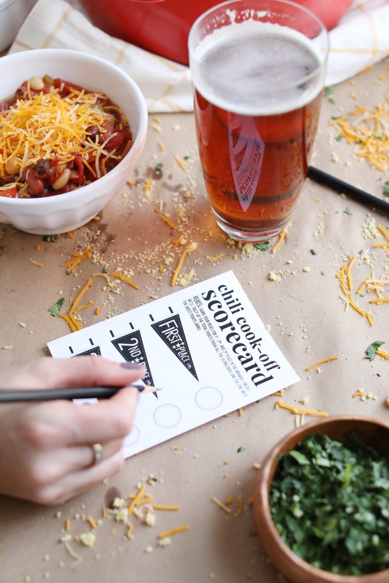 Hosting a Game Day Chili Cook-Off - The Sweetest Occasion