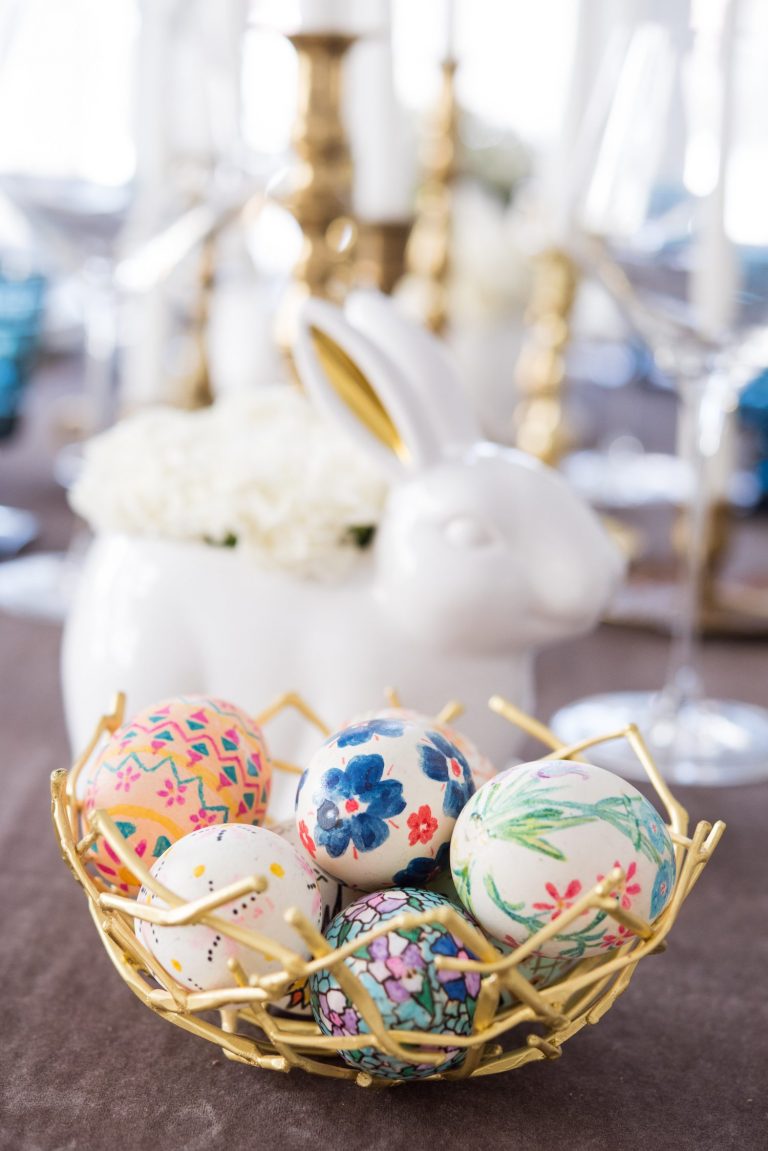 A Modern Elegant Easter Dinner Table - The Sweetest Occasion