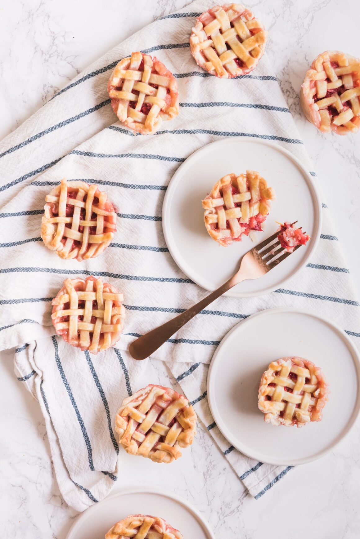 The World's Cutest Little Mini Strawberry Pies in a Muffin Tin - The ...