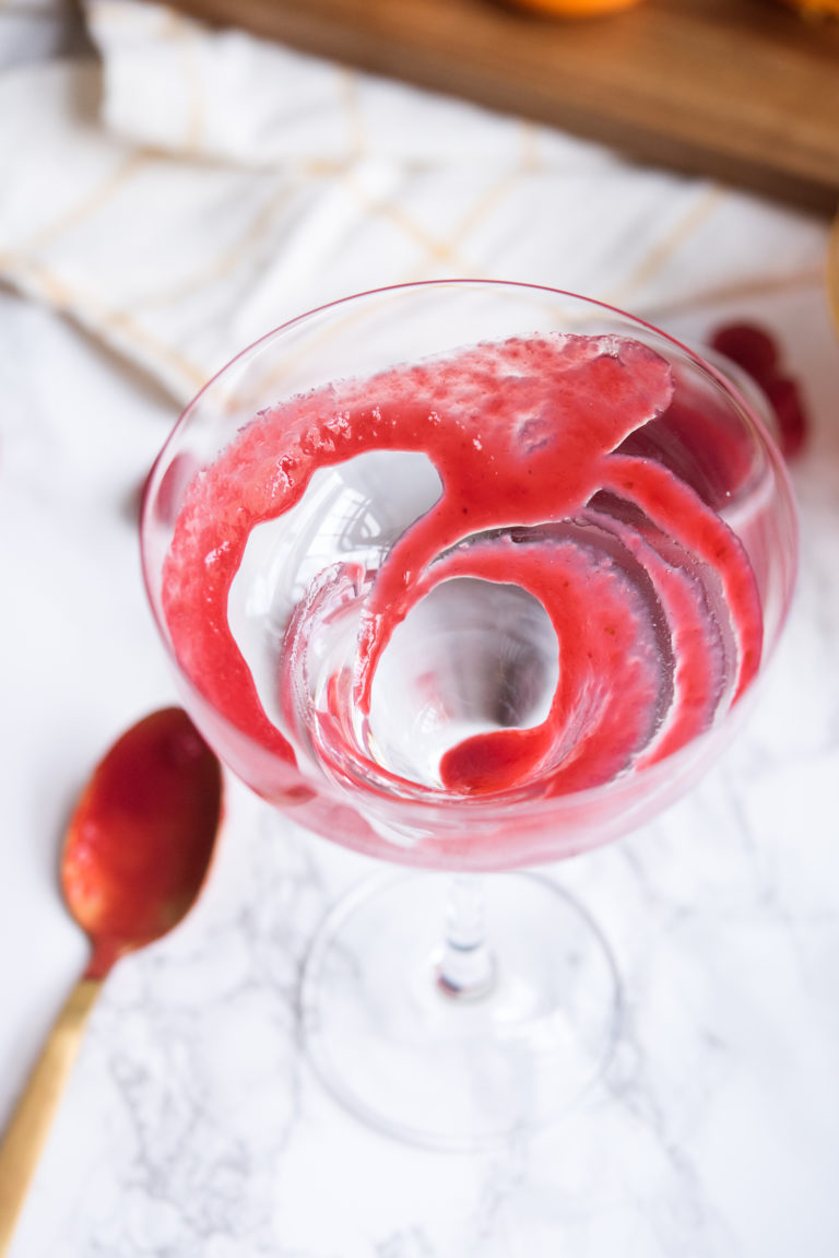 Raspberry Swirl Pineapple Mango Margaritas - The Sweetest Occasion