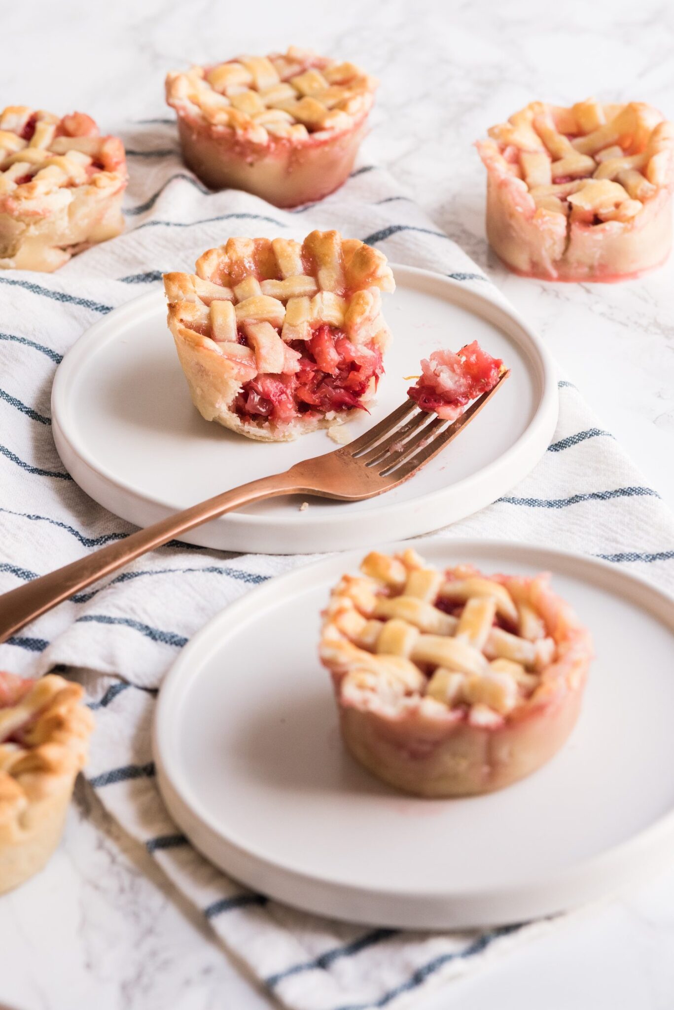 The World's Cutest Little Mini Strawberry Pies in a Muffin Tin - The ...