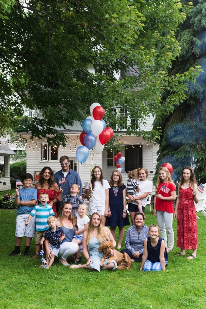 Give Me Liberty! A Modern Americana Inspired Backyard 4th of July Party ...