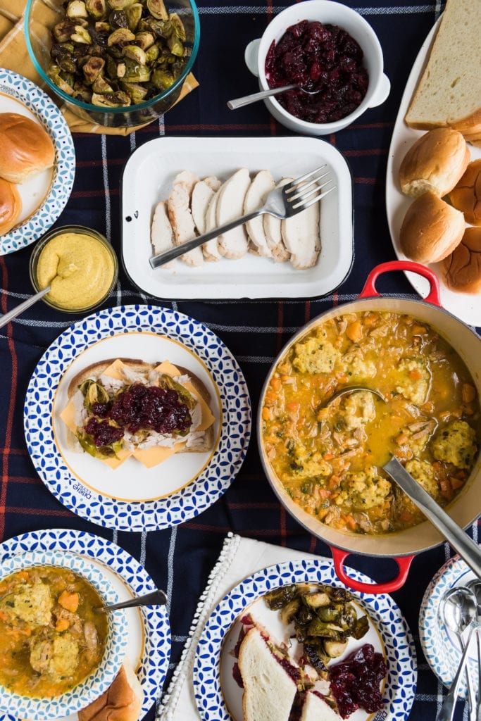 A Day After Thanksgiving Leftovers Party + Epic Leftover Stuffing ...