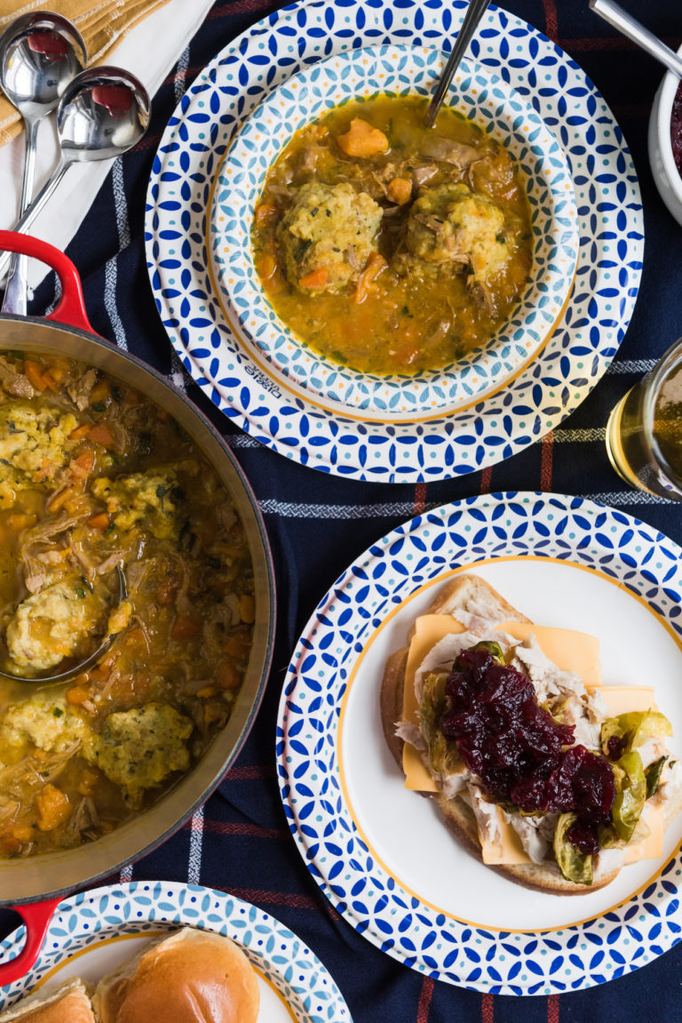 A Day After Thanksgiving Leftovers Party + Epic Leftover Stuffing ...