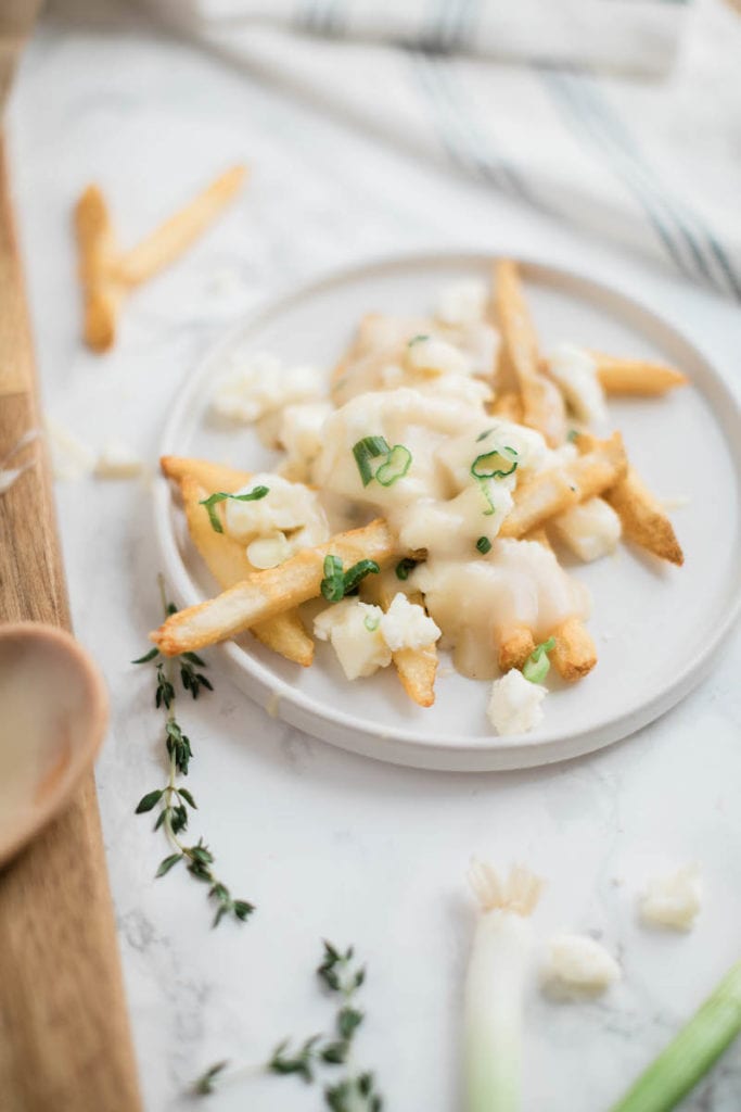 Epic Vegetarian Poutine with Easy Homemade Vegetarian Gravy - The ...