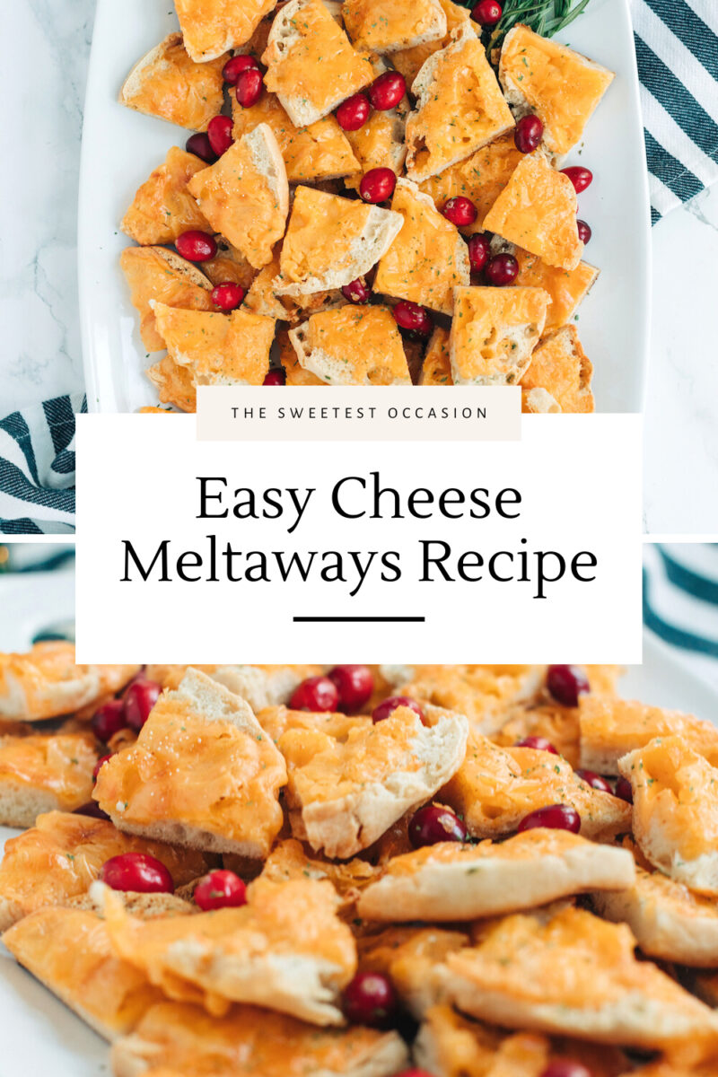 Our Favorite Cheese Meltaways Recipe - The Sweetest Occasion